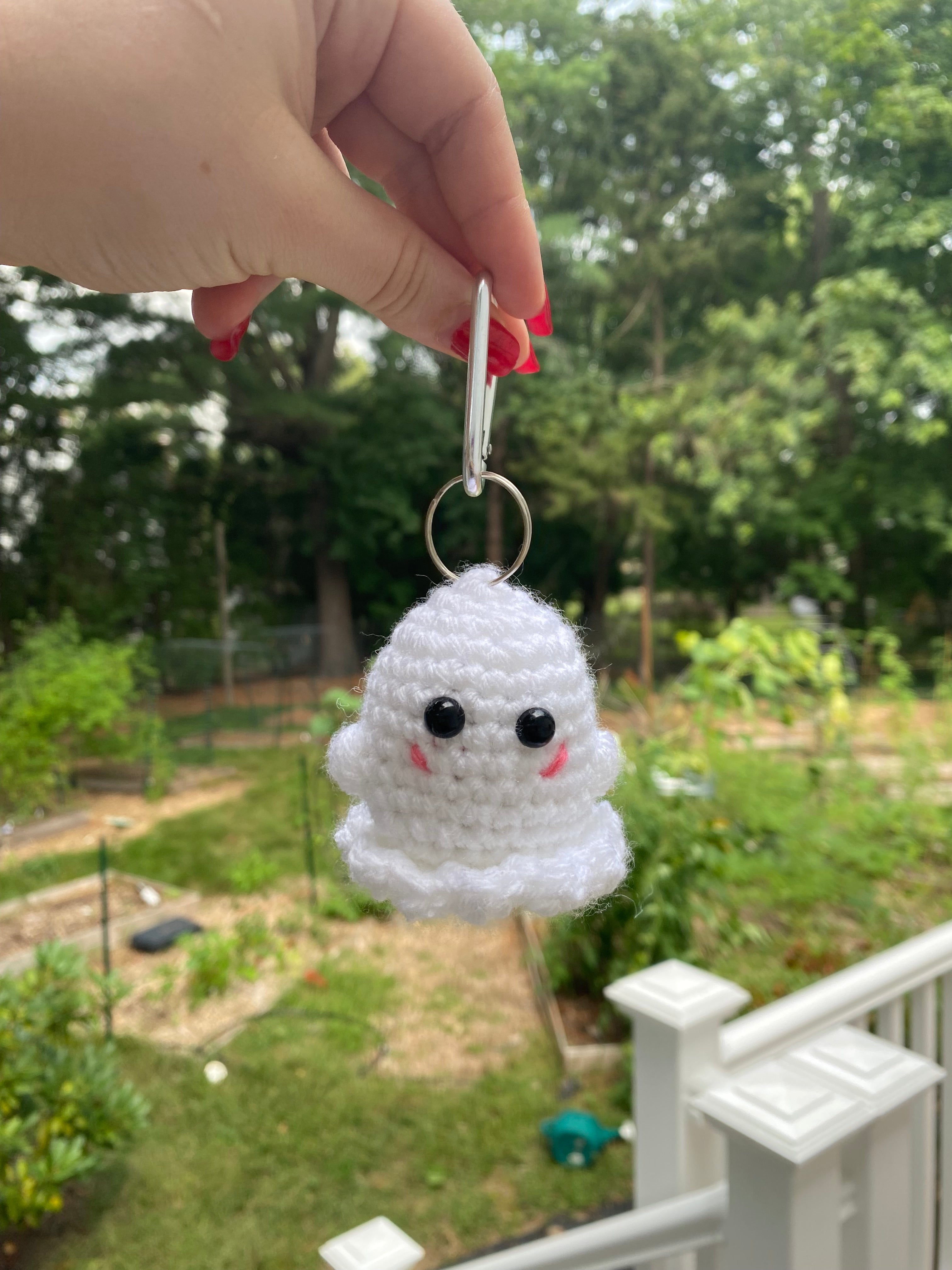 Learn to Crochet Kit Ghost Keychain – Citizens Crochet